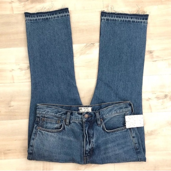 Free People | Jeans | Free People Jeans High Rise Release Hem Crop | Poshmark
